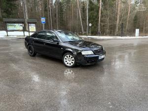 Black Audi A6 1997 in Anyksciai, with an engine capacity of 2.50 L and mileage of 555 thousand km for 600 €, photo 6 on AUTOMOTO.COM.LV