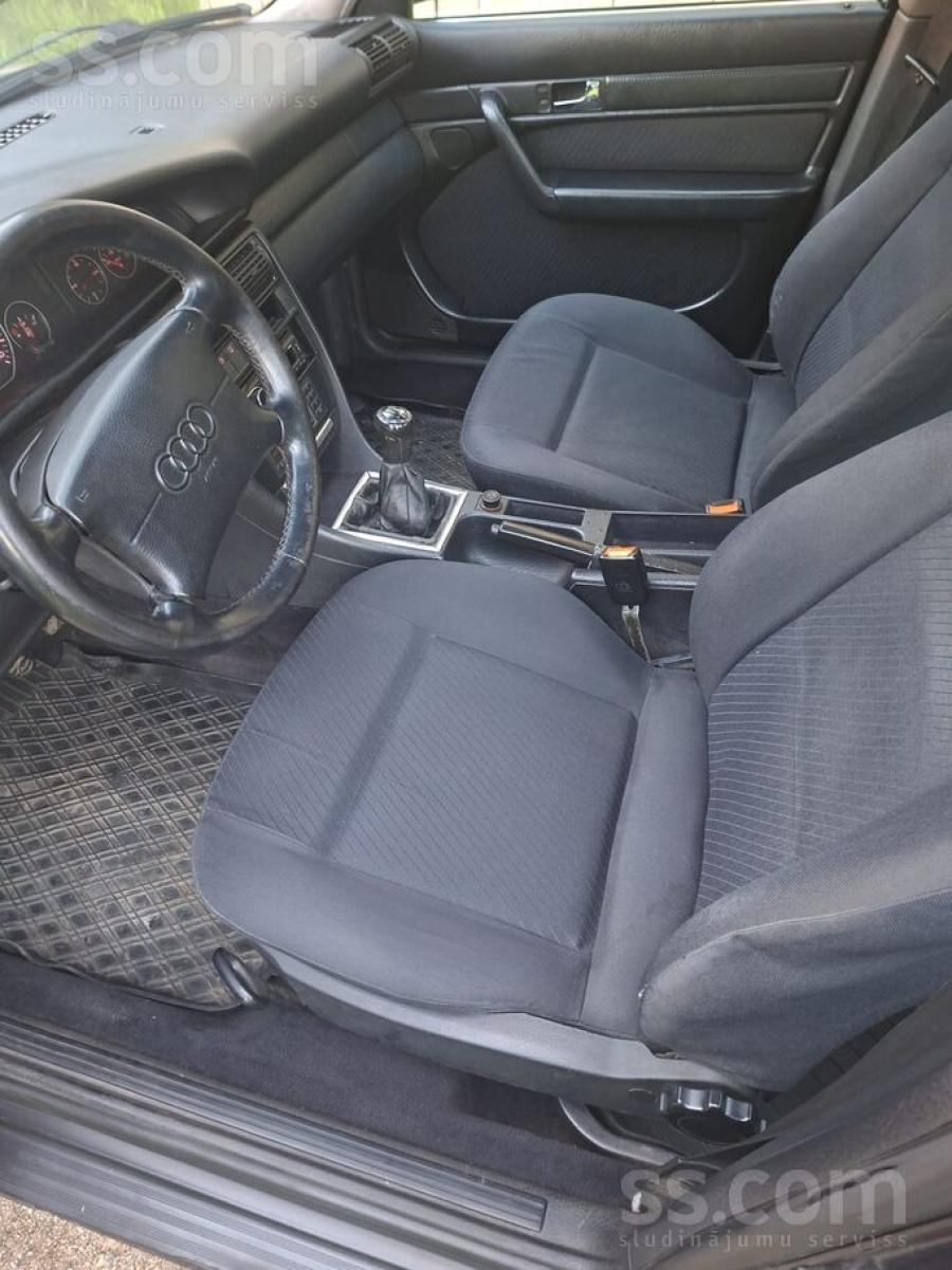 Melns Audi A6 1997 Jēkabpils, ar dzinēja tilpumu 2.50 L un nobraukumu 372 tūkst. km par 1350 €, foto 6 vietnē AUTOMOTO.COM.LV