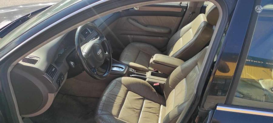 Black Audi A6 1997 in Panevezys, with an engine capacity of 1.90 L and mileage of 331 thousand km for 450 €, photo 7 on AUTOMOTO.COM.LV