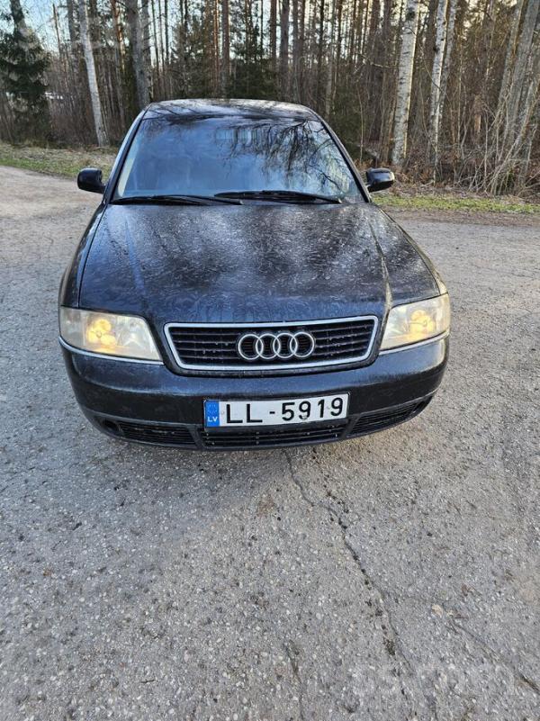 Black Audi A6 1998 in Madona, with an engine capacity of 1.90 L and mileage of 459 thousand km for 1450 €, photo 1 on AUTOMOTO.COM.LV
