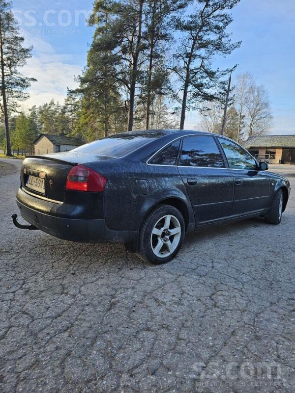Black Audi A6 1998 in Madona, with an engine capacity of 1.90 L and mileage of 459 thousand km for 1450 €, photo 4 on AUTOMOTO.COM.LV