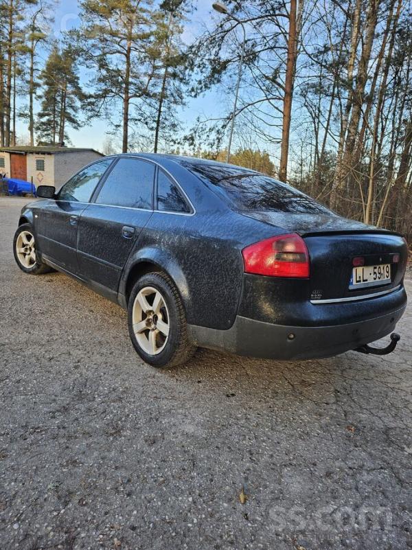 Black Audi A6 1998 in Madona, with an engine capacity of 1.90 L and mileage of 459 thousand km for 1450 €, photo 5 on AUTOMOTO.COM.LV