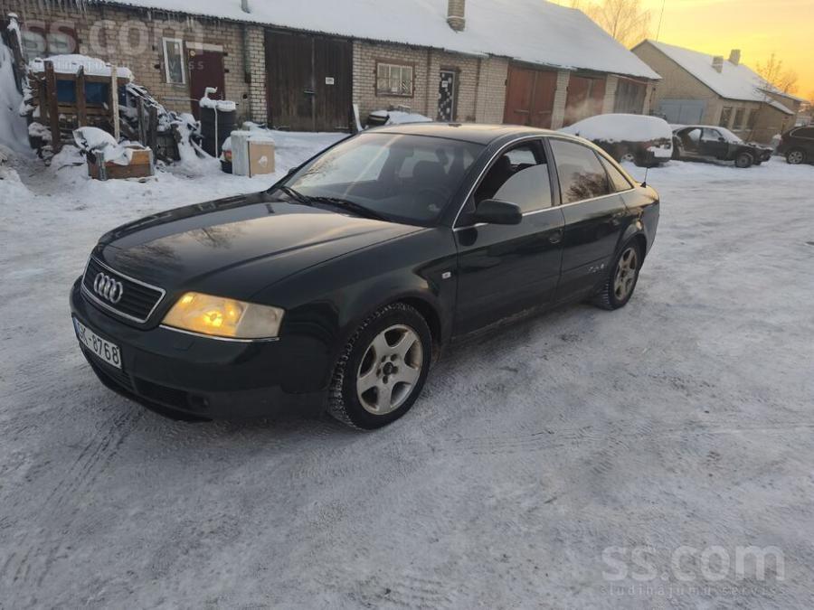 Melns Audi A6 1998 Rēzekne, ar dzinēja tilpumu 2.40 L un nobraukumu 371 tūkst. km par 770 €, foto 1 vietnē AUTOMOTO.COM.LV