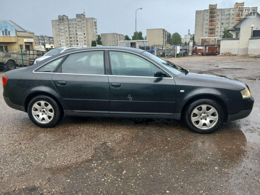 Black Audi A6 1998 in Vilnius, with an engine capacity of 1.90 L and mileage of 472 thousand km for 800 €, photo 5 on AUTOMOTO.COM.LV