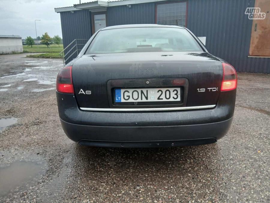 Black Audi A6 1998 in Vilnius, with an engine capacity of 1.90 L and mileage of 472 thousand km for 800 €, photo 7 on AUTOMOTO.COM.LV