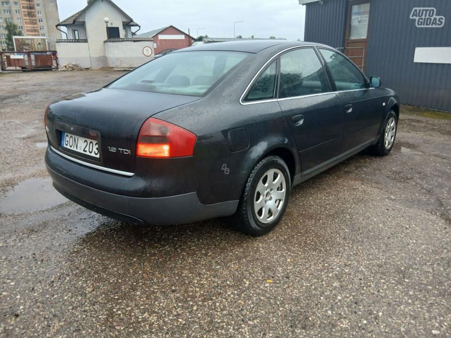 Black Audi A6 1998 in Vilnius, with an engine capacity of 1.90 L and mileage of 472 thousand km for 800 €, photo 8 on AUTOMOTO.COM.LV