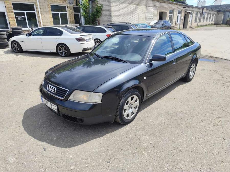 Black Audi A6 1998 in Panevezys, with an engine capacity of 1.90 L and mileage of 470 thousand km for 800 €, photo 3 on AUTOMOTO.COM.LV