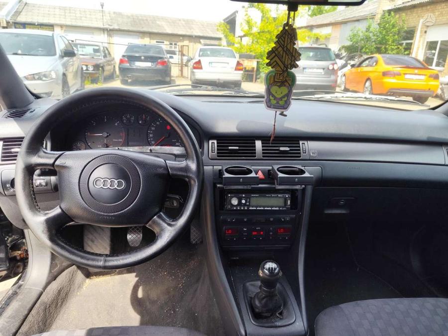 Black Audi A6 1998 in Panevezys, with an engine capacity of 1.90 L and mileage of 470 thousand km for 800 €, photo 9 on AUTOMOTO.COM.LV