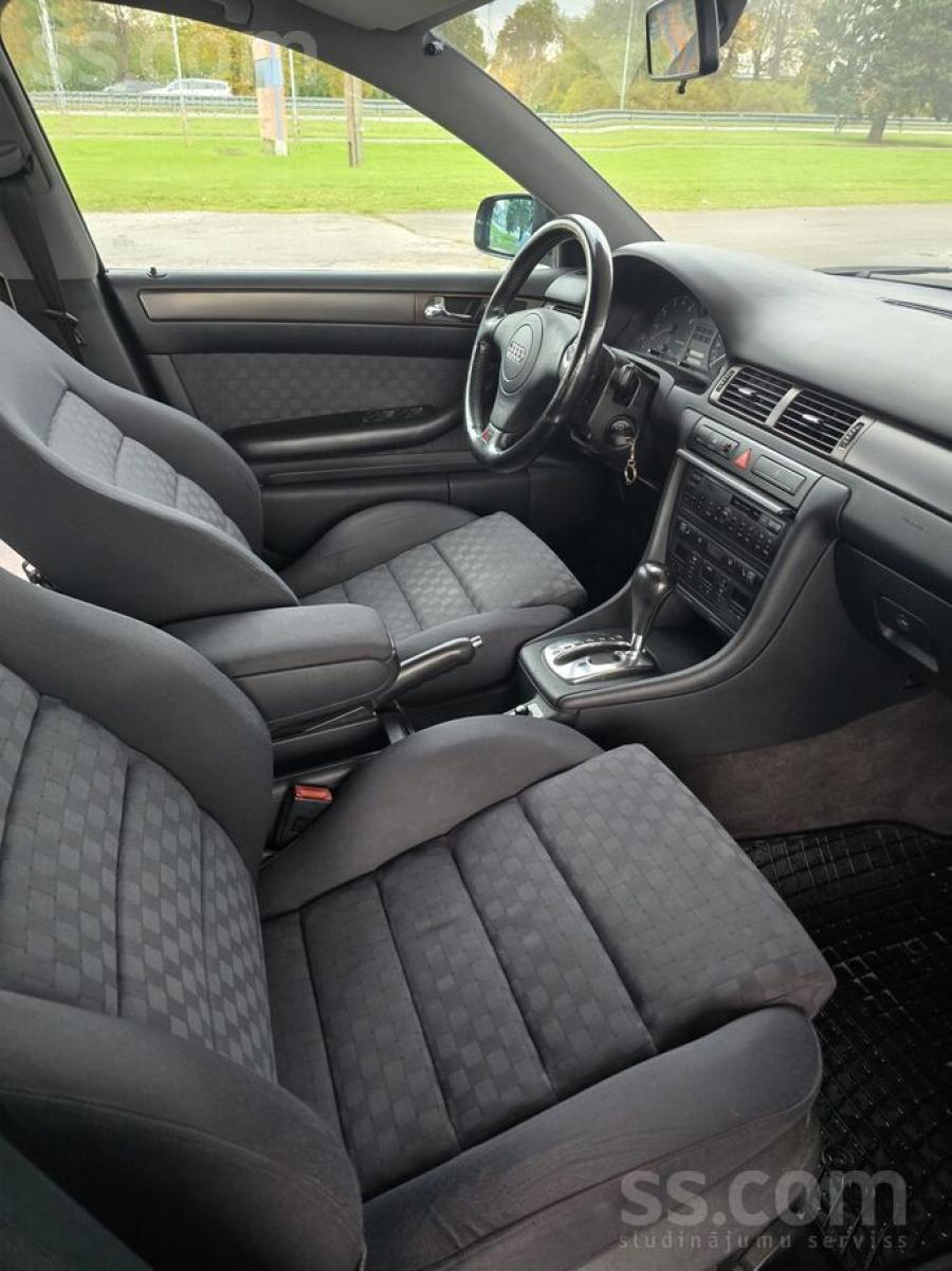 Melns Audi A6 1998 Ogre, ar dzinēja tilpumu 2.40 L un nobraukumu 253 tūkst. km par 2000 €, foto 8 vietnē AUTOMOTO.COM.LV