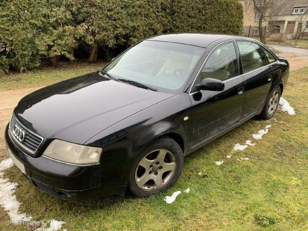 Melns Audi A6 1999 Kauņa, ar dzinēja tilpumu 2.50 L un nobraukumu 328 tūkst. km par 500 €, foto 2 vietnē AUTOMOTO.COM.LV