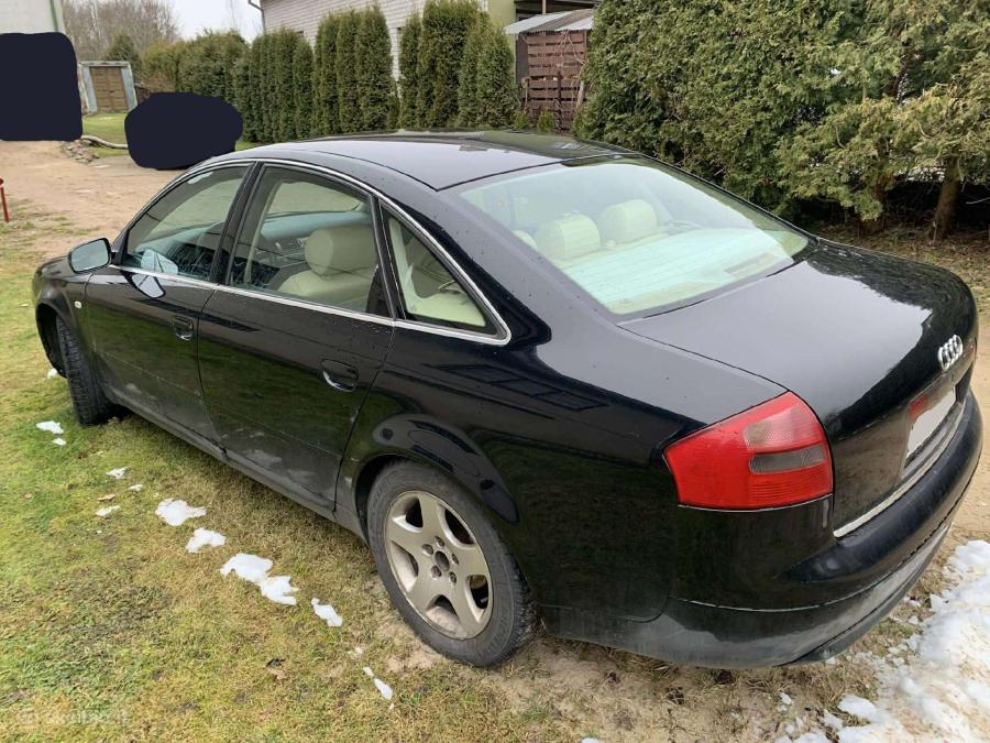 Black Audi A6 1999 in Kaunas, with an engine capacity of 2.50 L and mileage of 328 thousand km for 500 €, photo 4 on AUTOMOTO.COM.LV