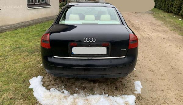 Melns Audi A6 1999 Kauņa, ar dzinēja tilpumu 2.50 L un nobraukumu 328 tūkst. km par 500 €, foto 5 vietnē AUTOMOTO.COM.LV