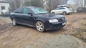 Black Audi A6 1999 in Vilnius, with an engine capacity of 1.90 L and mileage of 383 thousand km for 900 €, photo  on AUTOMOTO.COM.LV