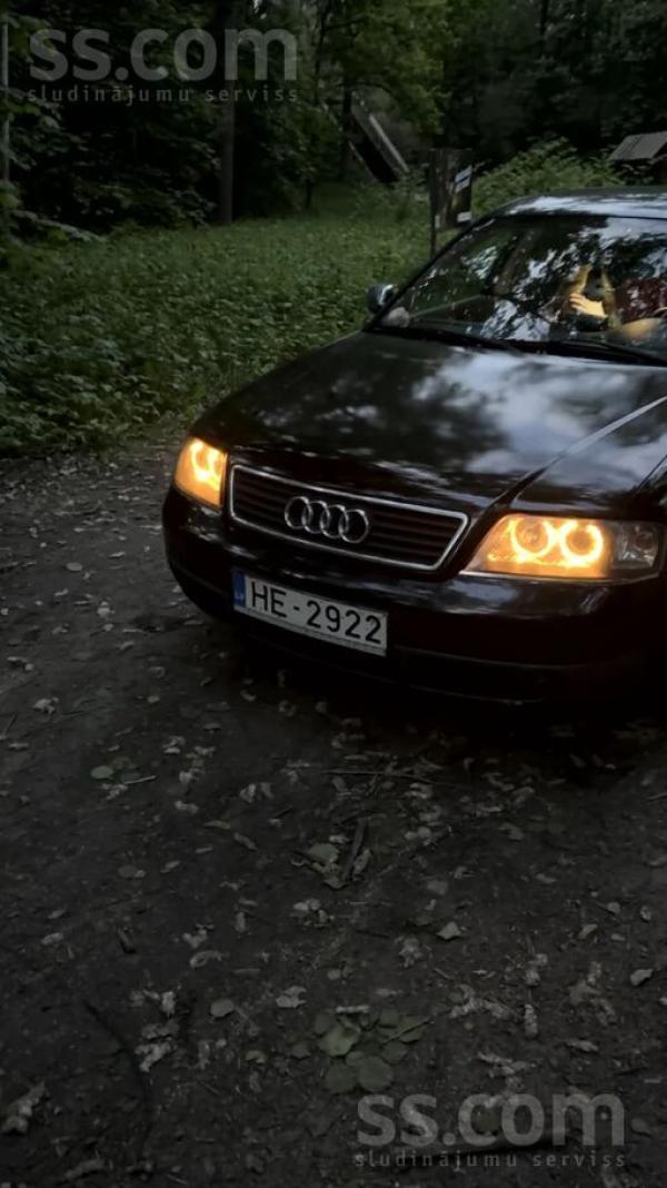 Black Audi A6 1999 in Ogre, with an engine capacity of 2.50 L and mileage of 122 thousand km for 2000 €, photo 2 on AUTOMOTO.COM.LV