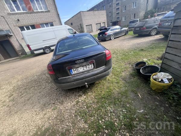 Black Audi A6 1999 in Ogre, with an engine capacity of 2.50 L and mileage of 122 thousand km for 2000 €, photo 4 on AUTOMOTO.COM.LV