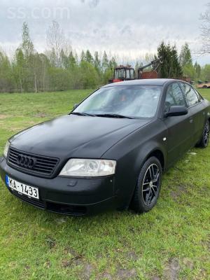 Black Audi A6 1999 in Bauska, with an engine capacity of 1.90 L and mileage of 392 thousand km for 650 €, photo  on AUTOMOTO.COM.LV