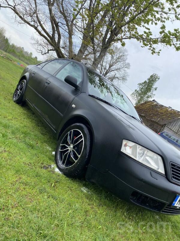 Black Audi A6 1999 in Bauska, with an engine capacity of 1.90 L and mileage of 392 thousand km for 650 €, photo 2 on AUTOMOTO.COM.LV