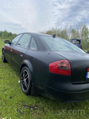 Black Audi A6 1999 in Bauska, with an engine capacity of 1.90 L and mileage of 392 thousand km for 650 €, photo 4 on AUTOMOTO.COM.LV