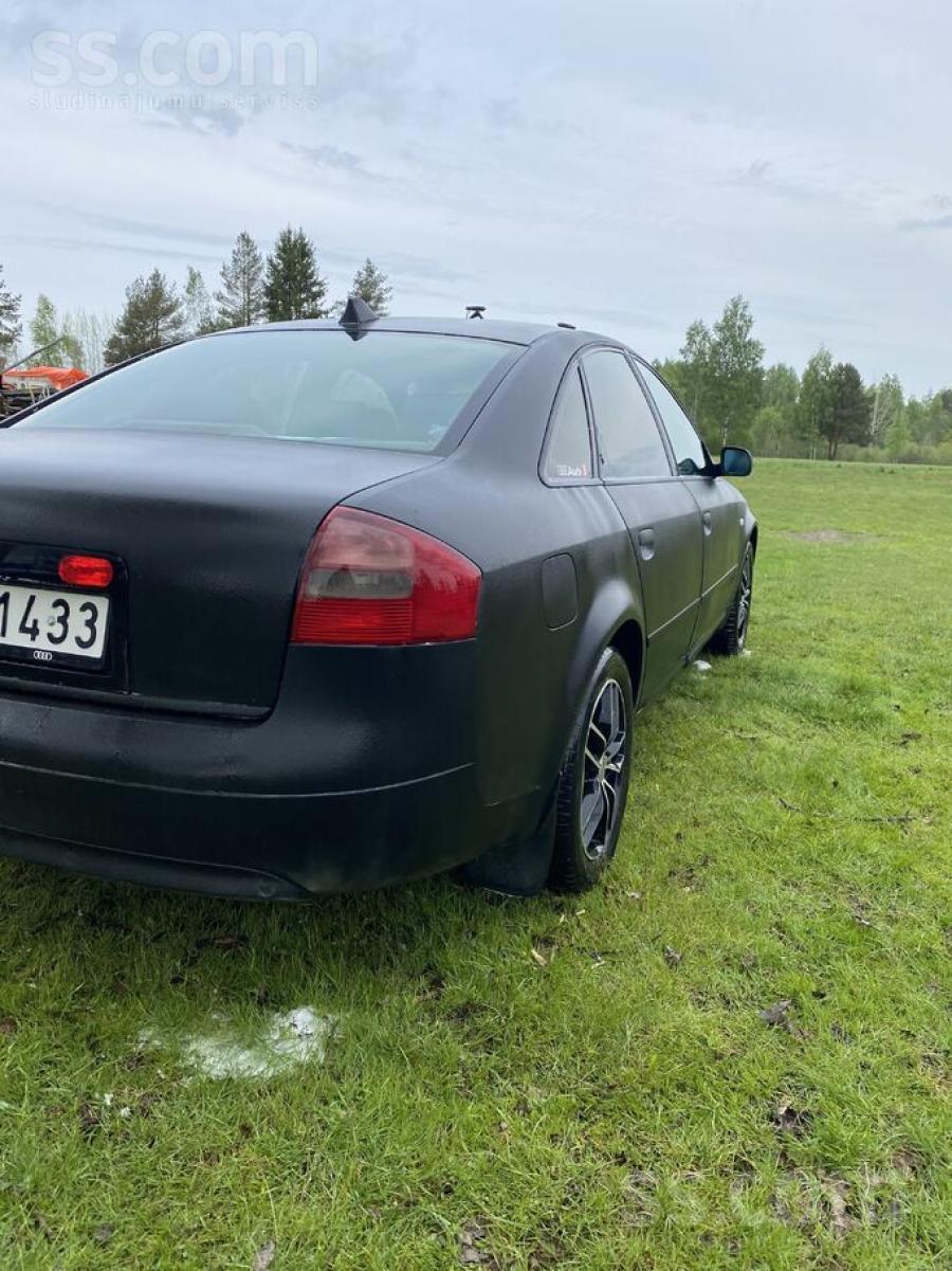 Black Audi A6 1999 in Bauska, with an engine capacity of 1.90 L and mileage of 392 thousand km for 650 €, photo 5 on AUTOMOTO.COM.LV