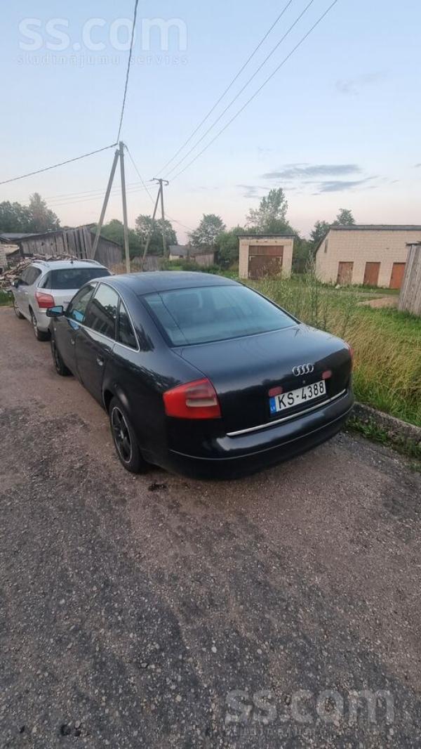 Black Audi A6 1999 in Rezekne, with an engine capacity of 1.80 L and mileage of 353 thousand km for 1100 €, photo 4 on AUTOMOTO.COM.LV