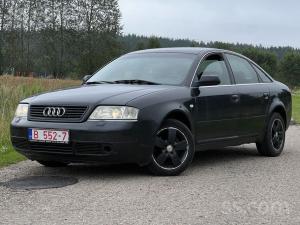 Melns Audi A6 1999 Rēzekne, ar dzinēja tilpumu 1.80 L un nobraukumu 354 tūkst. km par 1490 €, foto  vietnē AUTOMOTO.COM.LV