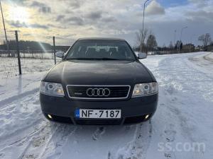 Melns Audi A6 2000 Jelgava, ar dzinēja tilpumu 1.80 L un nobraukumu 252 tūkst. km par 2550 €, foto  vietnē AUTOMOTO.COM.LV