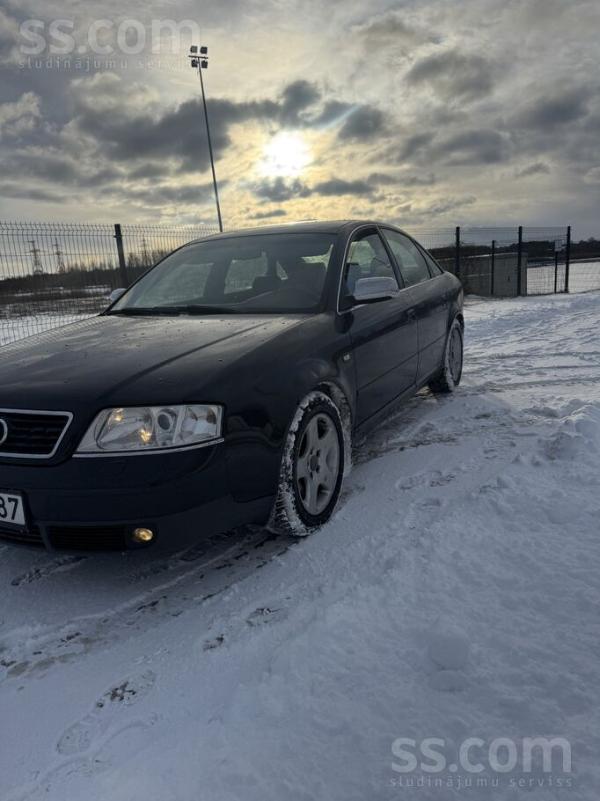 Black Audi A6 2000 in Jelgava, with an engine capacity of 1.80 L and mileage of 252 thousand km for 2550 €, photo 2 on AUTOMOTO.COM.LV