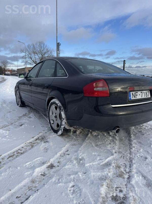 Black Audi A6 2000 in Jelgava, with an engine capacity of 1.80 L and mileage of 252 thousand km for 2550 €, photo 4 on AUTOMOTO.COM.LV