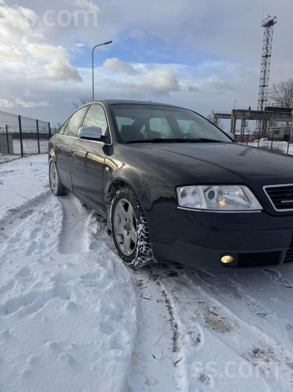 Black Audi A6 2000 in Jelgava, with an engine capacity of 1.80 L and mileage of 252 thousand km for 2550 €, photo 8 on AUTOMOTO.COM.LV