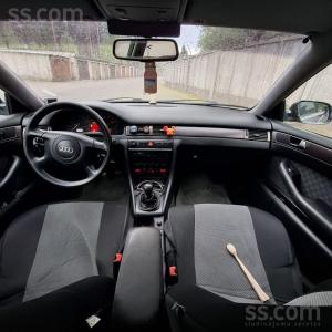 Black Audi A6 2000 in Riga, with an engine capacity of 2.40 L and mileage of 446 thousand km for 1000 €, photo 7 on AUTOMOTO.COM.LV