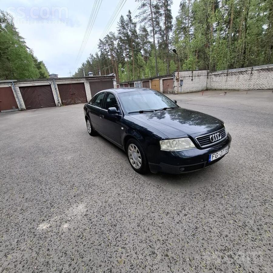 Black Audi A6 2000 in Riga, with an engine capacity of 2.40 L and mileage of 446 thousand km for 1000 €, photo 9 on AUTOMOTO.COM.LV