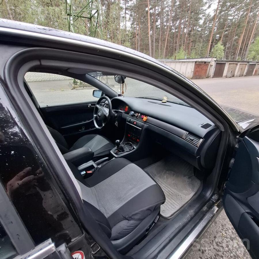 Black Audi A6 2000 in Riga, with an engine capacity of 2.40 L and mileage of 446 thousand km for 1000 €, photo 15 on AUTOMOTO.COM.LV