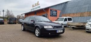 Melns Audi A6 2000 Valmiera, ar dzinēja tilpumu 2.50 L un nobraukumu 495 tūkst. km par 850 €, foto  vietnē AUTOMOTO.COM.LV