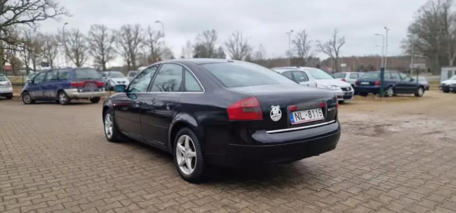 Melns Audi A6 2000 Valmiera, ar dzinēja tilpumu 2.50 L un nobraukumu 495 tūkst. km par 850 €, foto 5 vietnē AUTOMOTO.COM.LV