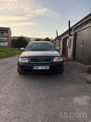 Black Audi A6 2000 in Saldus, with an engine capacity of 1.80 L and mileage of 255 thousand km for 2800 €, photo  on AUTOMOTO.COM.LV