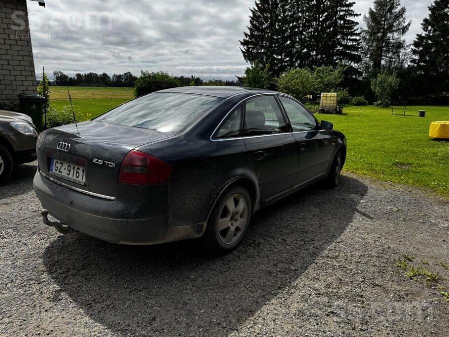 Melns Audi A6 2001 Limbaži, ar dzinēja tilpumu 2.50 L un nobraukumu 460 tūkst. km par 1200 €, foto 4 vietnē AUTOMOTO.COM.LV