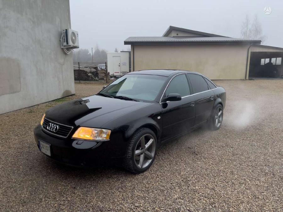 Melns Audi A6 2001 Kauņa, ar dzinēja tilpumu 2.80 L un nobraukumu 336 tūkst. km par 2500 €, foto 1 vietnē AUTOMOTO.COM.LV