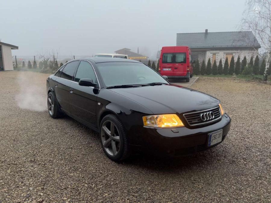 Melns Audi A6 2001 Kauņa, ar dzinēja tilpumu 2.80 L un nobraukumu 336 tūkst. km par 2500 €, foto 2 vietnē AUTOMOTO.COM.LV