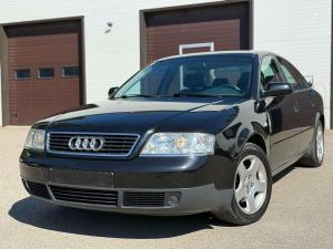 Black Audi A6 2001 in Utena, with an engine capacity of 1.90 L and mileage of 268 thousand km for 3290 €, photo  on AUTOMOTO.COM.LV