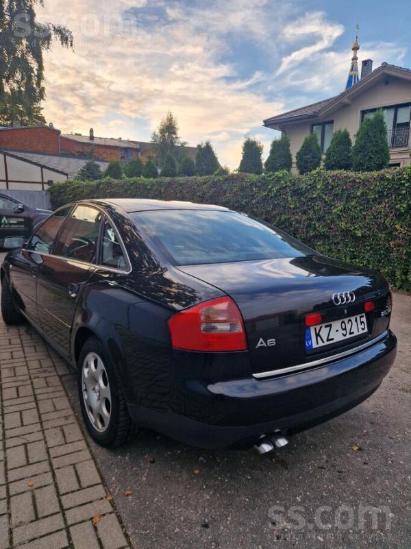 Ауди А6 2001 в Лиепая на AUTOMOTO.COM.LV Черный Ауди А6 2001 в Лиепая, объемом двигателя 2.50 л и пробегом 365 тыс. км за 600 €, фото 4 на AUTOMOTO.COM.LV