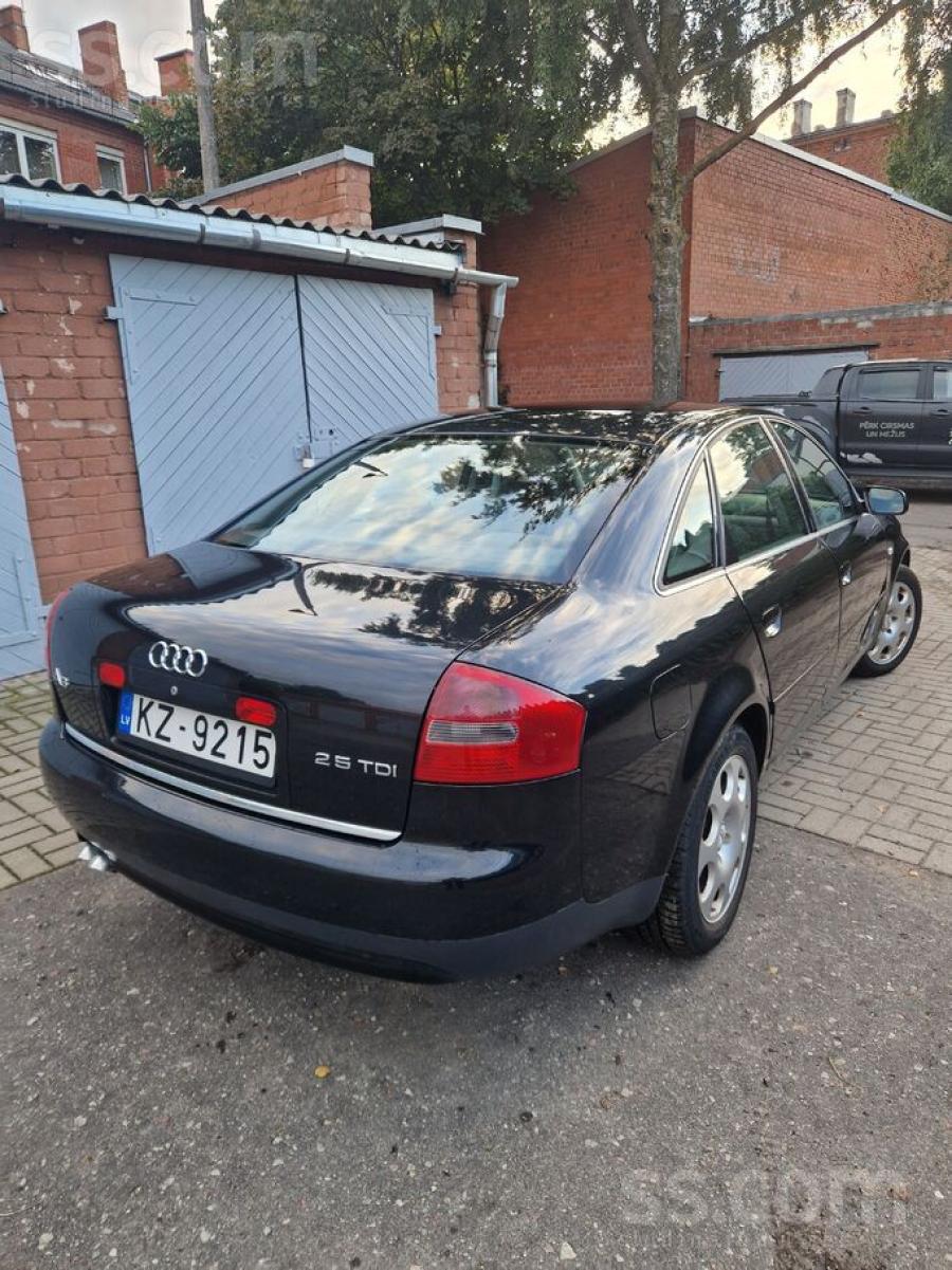 Черный Ауди А6 2001 в Лиепая, объемом двигателя 2.50 л и пробегом 365 тыс. км за 600 €, фото 5 на AUTOMOTO.COM.LV