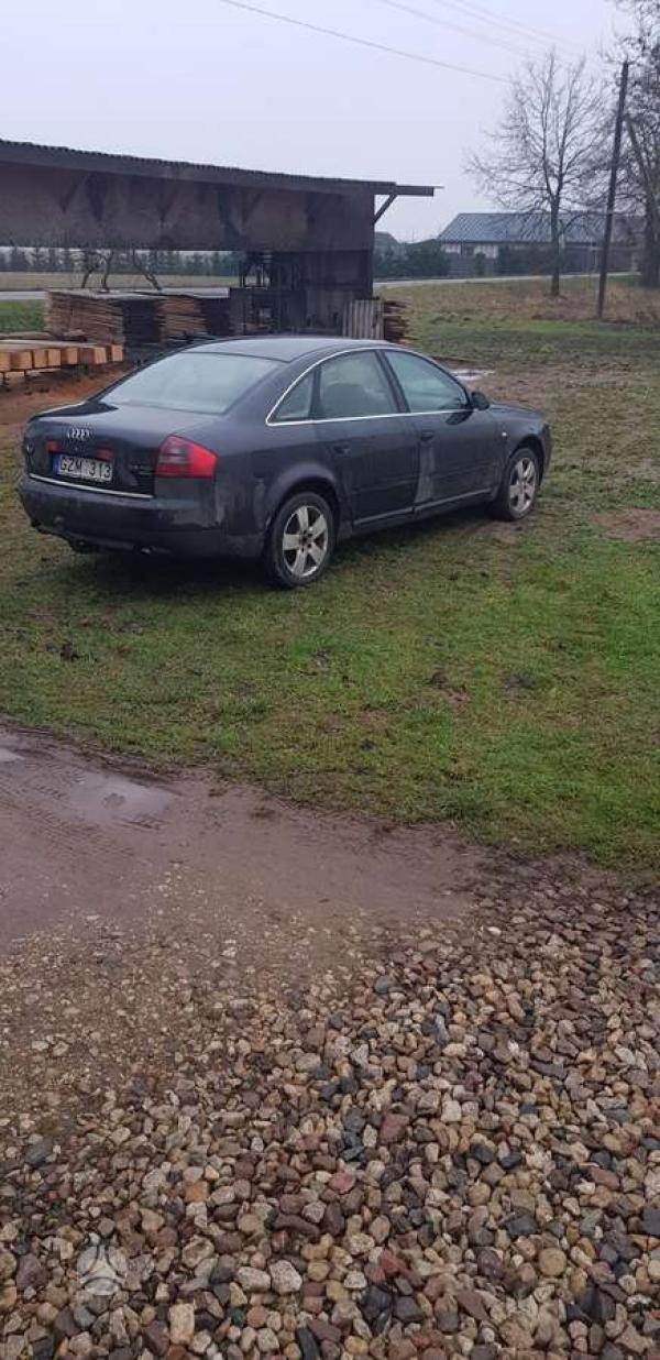 Black Audi A6 2002 in Ukmerge, with an engine capacity of 2.50 L and mileage of 490 thousand km for 600 €, photo 4 on AUTOMOTO.COM.LV