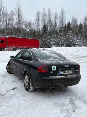 Melns Audi A6 2002 Tallina, ar dzinēja tilpumu 1.90 L un nobraukumu 411 tūkst. km par 1300 €, foto 4 vietnē AUTOMOTO.COM.LV