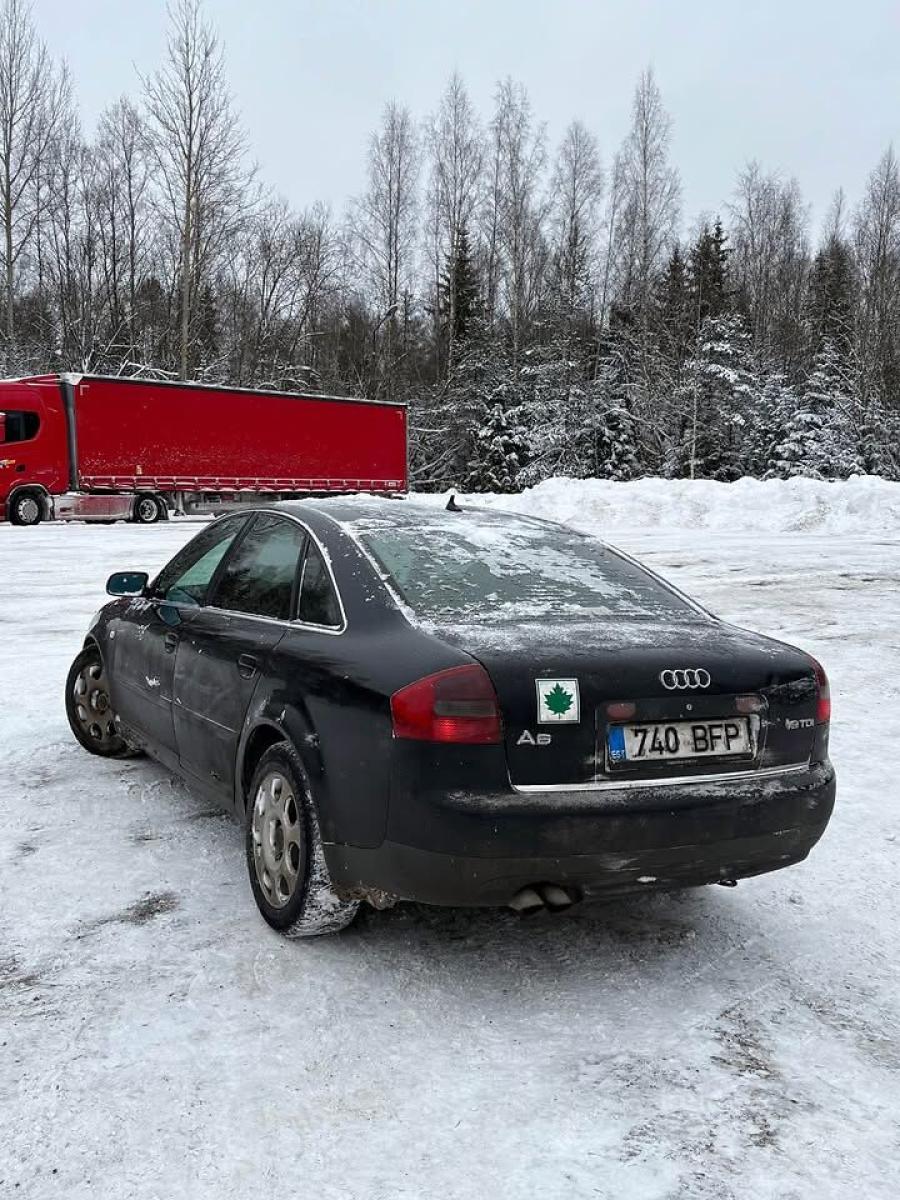 Melns Audi A6 2002 Tallina, ar dzinēja tilpumu 1.90 L un nobraukumu 411 tūkst. km par 1300 €, foto 4 vietnē AUTOMOTO.COM.LV