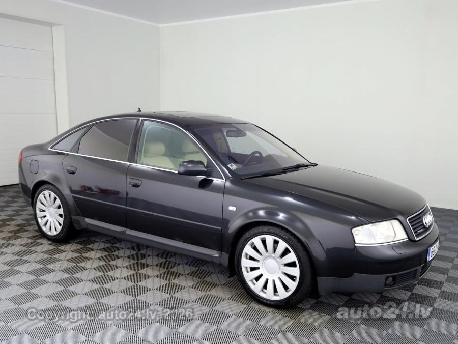 Black Audi A6 2002 in Tallinn, with an engine capacity of 4.20 L and mileage of 288 thousand km for 2199 €, photo 1 on AUTOMOTO.COM.LV