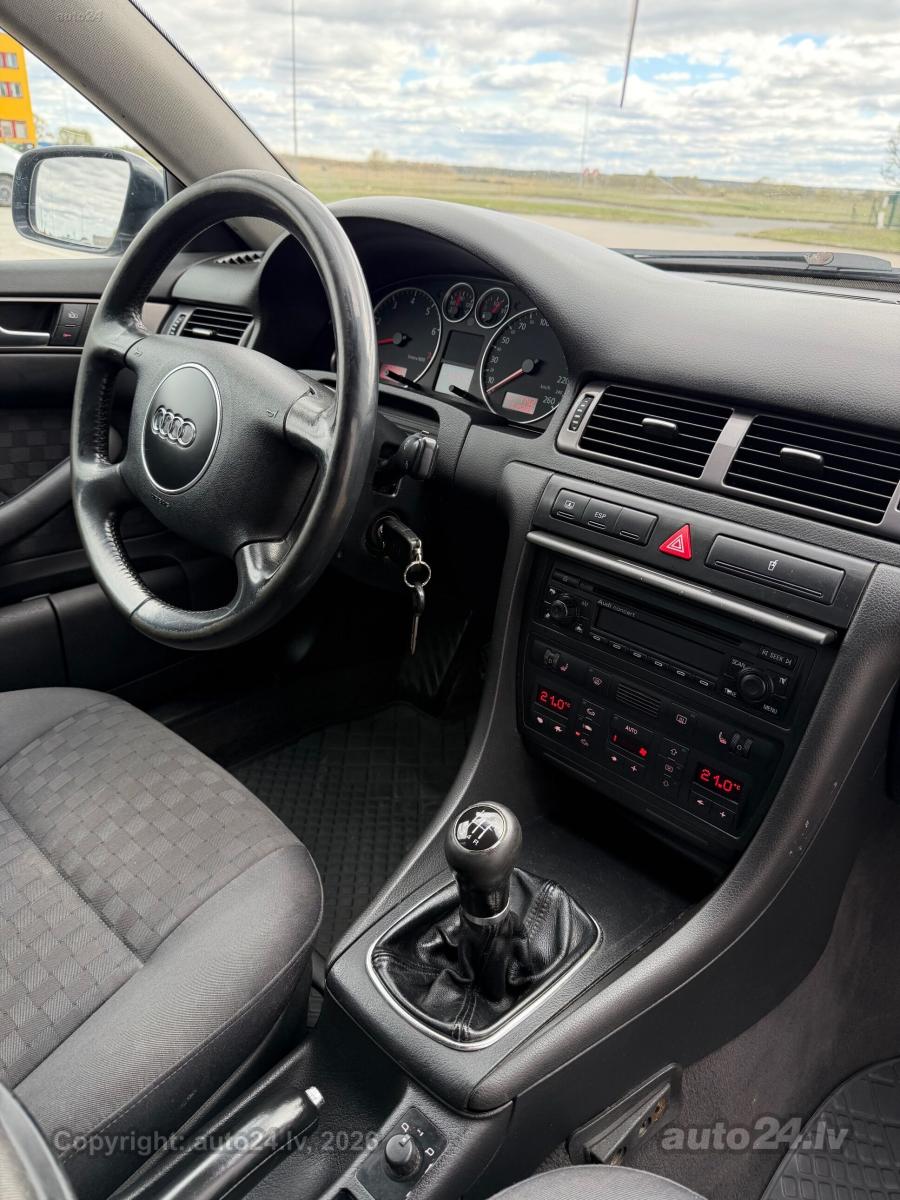 Melns Audi A6 2002 Tartu, ar dzinēja tilpumu 1.80 L un nobraukumu 319 tūkst. km par 1999 €, foto 10 vietnē AUTOMOTO.COM.LV