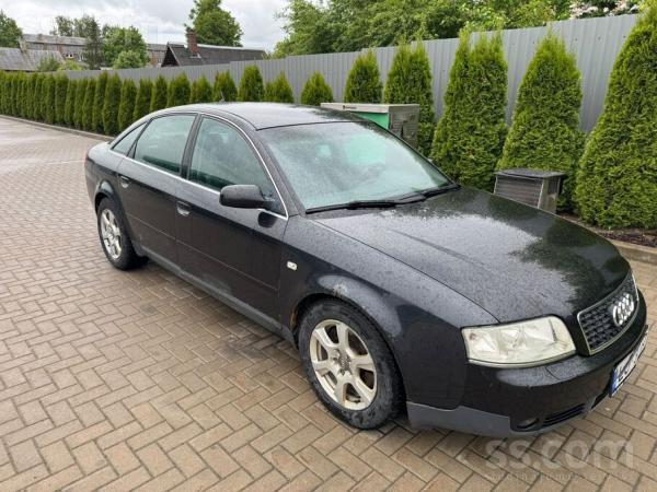 Black Audi A6 2002 in Ludza, with an engine capacity of 1.90 L and mileage of 326 thousand km for 1500 €, photo 2 on AUTOMOTO.COM.LV