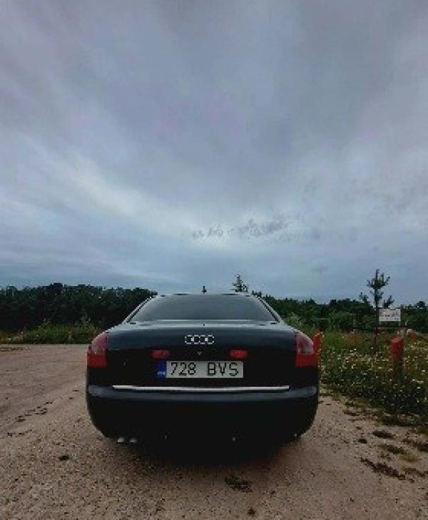 Black Audi A6 2002 in Parnu, with an engine capacity of 2.50 L and mileage of 224 thousand km for 2400 €, photo 8 on AUTOMOTO.COM.LV