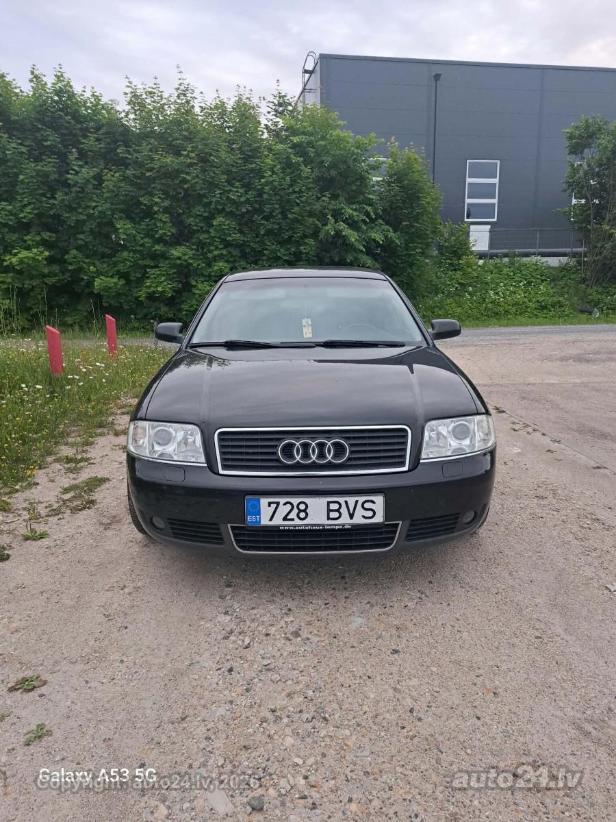 Black Audi A6 2002 in Parnu, with an engine capacity of 2.50 L and mileage of 224 thousand km for 2000 €, photo 3 on AUTOMOTO.COM.LV