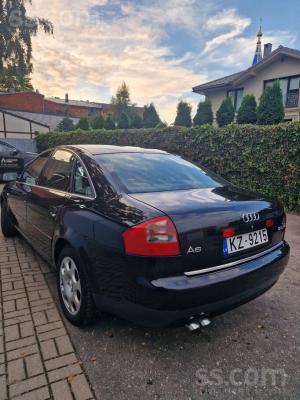 Black Audi A6 2002 in Liepaja, with an engine capacity of 2.50 L and mileage of 365 thousand km for 600 €, photo 4 on AUTOMOTO.COM.LV